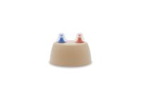 China Invisible CIC Hearing Aids With Bluetooth Red Blue Audifonos for sale