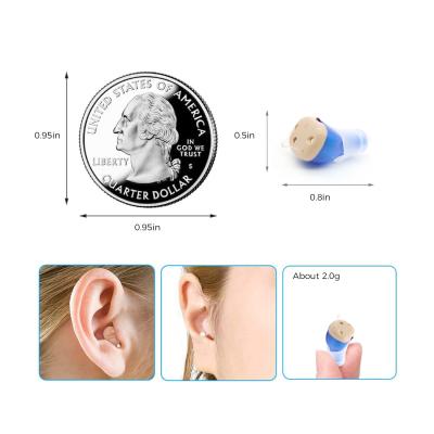 China Próteses auditivas invisíveis azuis para o receptor recarregável do Tinnitus no canal à venda