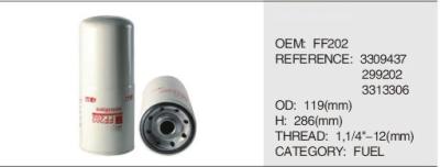China Factory Direct Selling White Fuel Filter For ff202 for sale