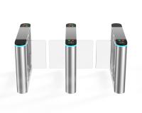 China Zecheng Electronic Swing Turnstile Gate 304 Stainless Steel 110V/220V Access Control for sale