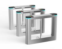 China Zecheng Electronic Swing Turnstile Gate 304 Stainless Steel 110V/220V Access Control for sale