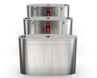 China Glass Swing Barrier Gate Turnstile with IC RFID Card Control 110V 220V for sale