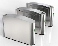 China RFID Flap Electronic Turnstile Gates Button Control For Entry Management for sale