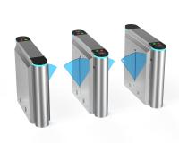 China Automatic Electronic Turnstile Gates RFID Card 550-900mm Passage Width 100W for sale