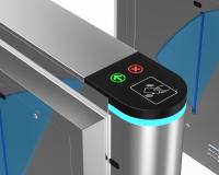 China Automatic Electronic Turnstile Gates RFID Card 550-900mm Passage Width 100W for sale
