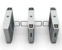 China Zecheng ZC-B219 Silver Turnstile Swing Gate Arm Barrier Access Control IP54 0.2s Opening for sale
