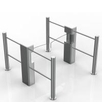 China Stainless Steel Turnstile Swing Gate 600mm Passage Width 0.2s Opening Time for sale