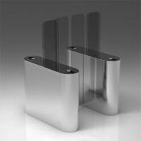 China RFID Card Access Control Sliding Turnstile Gate 220V IP54 Anti Tailgating for sale