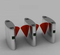 China Zecheng ZC-S103 Stainless Steel 304 Anti Collision Flap Barrier 90 Degree Opening Angle 0.6s Speed for sale