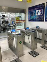 China Zecheng ZC-B228 Stainless Steel Access Control Turnstile 1200mm RFID Card Reader Security Gate for sale