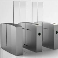 China 220V Sliding Turnstile Gate with Biometric Access Control 550-900mm Passage Width for sale