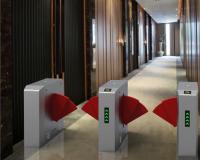China Automated Flap Turnstile Gate for sale
