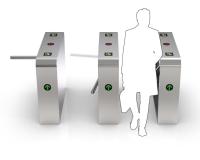 China SUS304 Biometric Tripod Turnstile Gate 0.2s Opening RS232 Access Control for sale