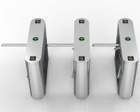China 220V SUS304 Tripod Turnstile Gate 60W High Speed Passage Access Control for sale