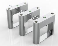 China 220V SUS304 Tripod Turnstile Gate 60W High Speed Passage Access Control for sale