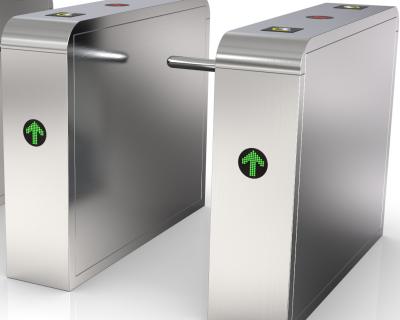 SUS304 Tripod Turnstile Gate Access Control System 30-40 People / Min 60W