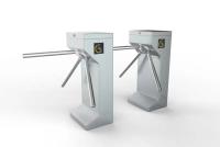 China Semi Automatic Tripod Turnstile Gate IP54 220V 550mm Passage Width SUS304 Stainless Steel for sale