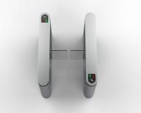 China Stainless Steel 304 Speed Gate Turnstile 1400mm with RFID Card Reader for Access Control for sale