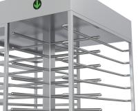 China Full Height Pedestrian Turnstile 500mm Barrier Stainless Steel 220V 50Hz for sale