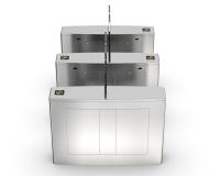 China RS232 Interface Office Security Gates , Adjustable Barrier Automatic Turnstile Gate for sale