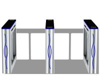 China IP54 Stainless Steel Swing Barrier Turnstile Gate 600mm Passage Width 0.2s Opening Time for sale