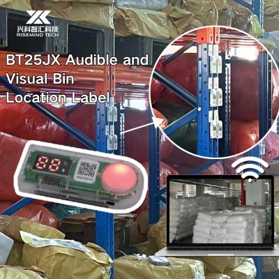 China Wireless Pick-to-Light Label with Red LED Flashing Indicator and Built-in Buzzer Adhesive Version for Warehouse Picking for sale