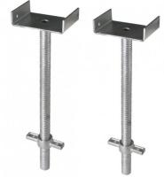 China Q235 Glavanzied Adjustable Base Jack Scaffolding for Disc System and Support System for sale