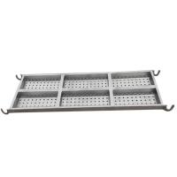 China Customized Scaffold Galvanized Steel Plank With Hooks for sale