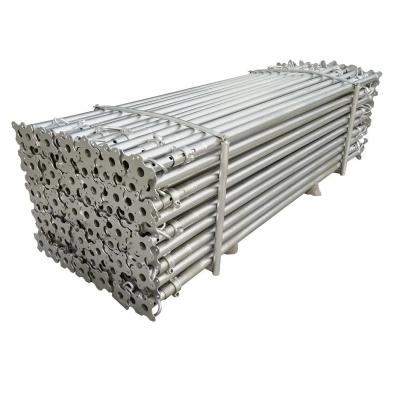China Construction Steel Prop with Silver Coated Surface Treatment adjustable telescopic prop for sale