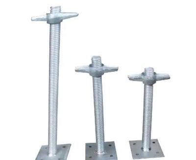 China Silver Base Jack Scaffolding MOQ 1000 Suitable for Construction for sale