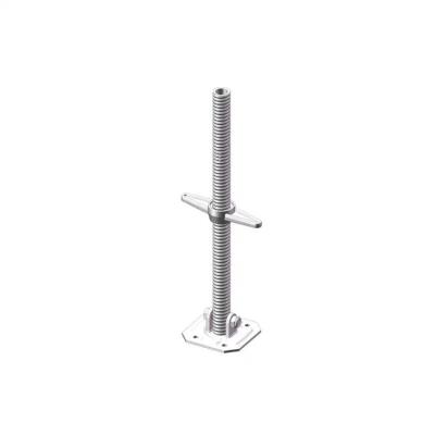 China Painted/Electro-Galvanized Base Jack Scaffolding MOQ 1000 2 Year for sale