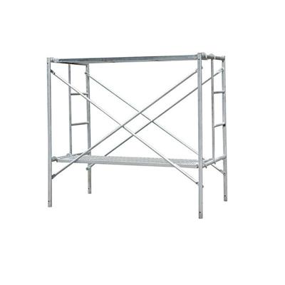 China American 1700mm 1219 Painted Galvanized Steel Ladder Frame Scaffolding Frame Ladder Frame for sale