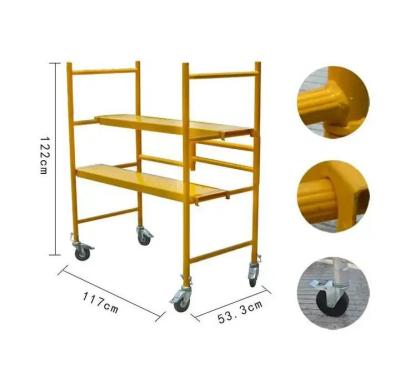 China 2026 6' Multifunctional Mobile Scaffolding Rolling Steel Multi Function Tower 6ft Scaffold for sale