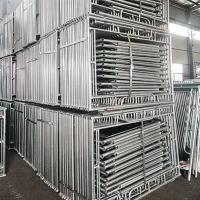 China Multi Layer Scaffolding Fitting Walk Through Frame Solutions Vlock for sale