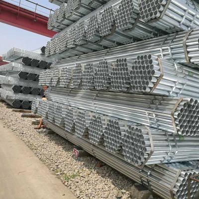 China Premium Quality Hollow HDG Steel Scaffolding Pipe Poles for Structural Support for sale