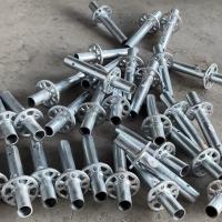 China Diameter 48.3mm 3m 6 Ring Scaffolding System Vertical Post Ringlock Standard with Coupling for sale