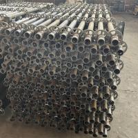 China Diameter 48.3mm 3m 6 Ring Scaffolding System Vertical Post Ringlock Standard with Coupling for sale