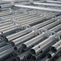China Diameter 48.3mm 3m 6 Ring Scaffolding System Vertical Post Ringlock Standard with Coupling for sale