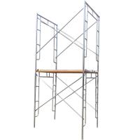 China Construction Platform Modular Scaffolding Access Painted Walk Thru Frame for sale