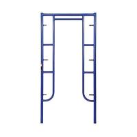 China Construction Platform Modular Scaffolding Access Painted Walk Thru Frame for sale