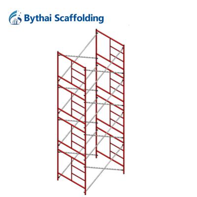 China High Flexibility Powder Coated Frame Scaffolding System Quick and Easy Assembly for Columbia for sale
