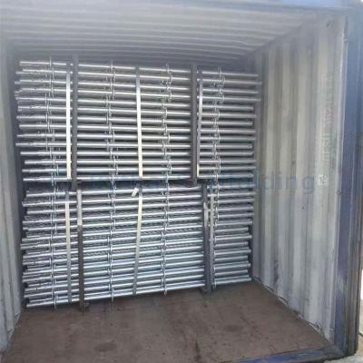 China Strength Ring Lock Set Parts Vertical Pole Rosette Scaffolding Modular Scaffold System Factory for sale