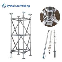 China Multidirectional Scaffolding Ringlock System Hot-dip Galvanized 48.3mm 2m for sale