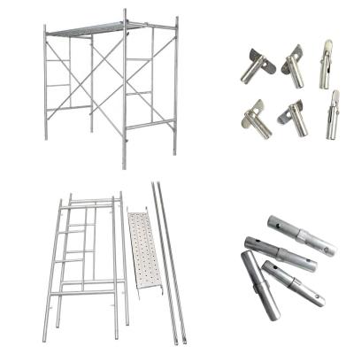 China Powder Coated Blue Red Yellow Q235 Q355 Full Mason Step Frame System with Flip Lock for sale