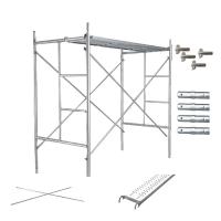 China Wholesale Scaffolding Construction Staging Quick Setup H Frame System with Catwalk for sale