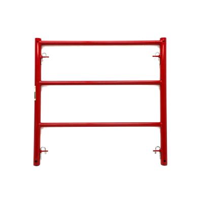 China Pre-Galvanized Steel 6' x 2' Ladder Frame System Scaffolding for Easy Installation in Commercial Projects for sale