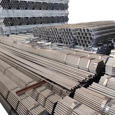 China scaffold pipe Q235 hot dip galvanized 48.3mm outer diameter 3.2mm wall thickness 1‑6m custom cut length for high‑rise building exterior scaffold frame erection BYTHAI for sale