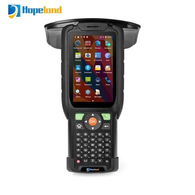 China Bluetooth Handheld UHF RFID Reader Reading Range 10cm Changeable 4000mAh Battery for sale