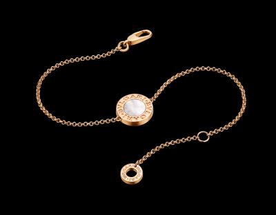 China   bracelet in 18 kt pink gold with mother of pearl factory wholesale for sale