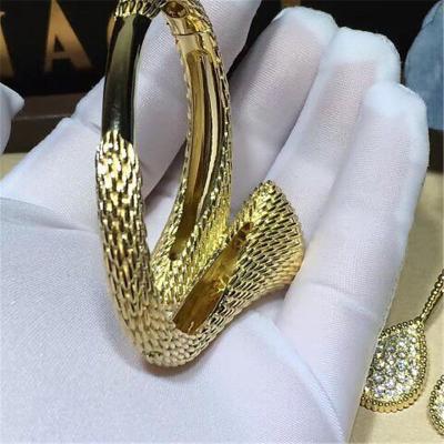 Oro de la pulsera 18kt de los diamantes de BOUCHERON con oro amarillo o el oro blanco